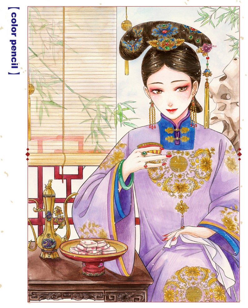 Qing Palace the Imperial Palace Maids Chinese Ancient Style | Etsy Canada