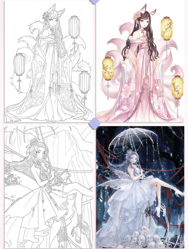 Time Traveler Love Nikki-dress UP Queen Official Coloring Book - Etsy