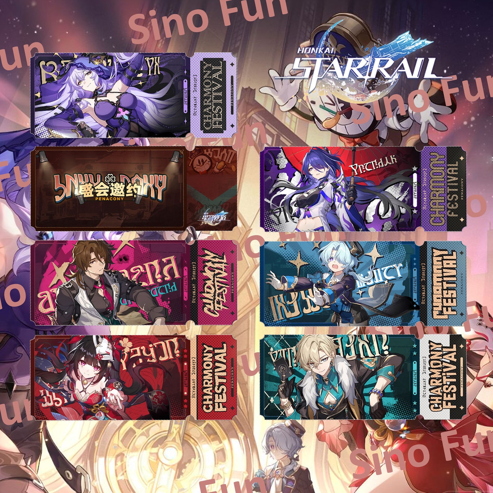 Honkai Star Rail Hologram Tickets 6 Pieces - Etsy