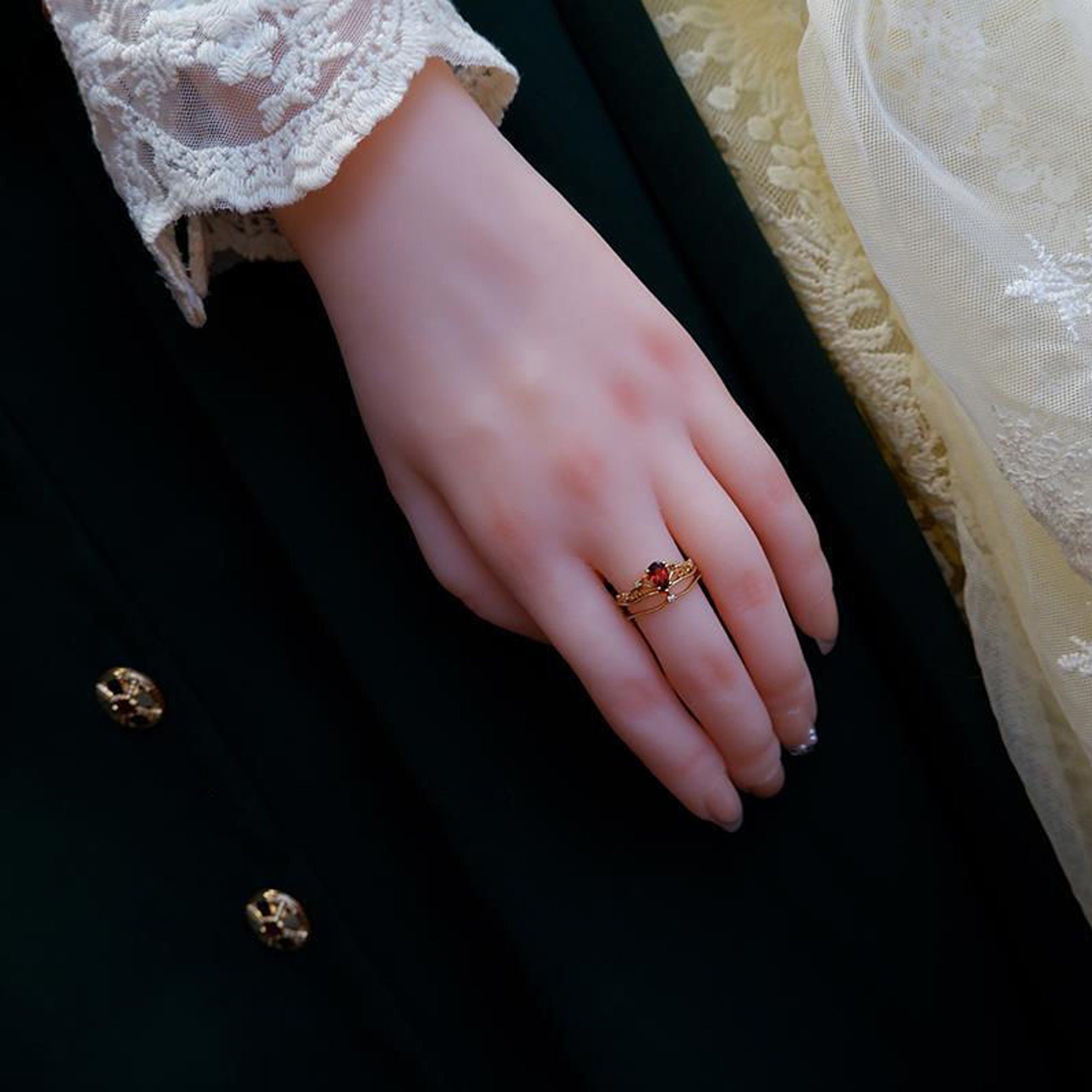 Genshin Impact Twin Rings Zhongli Ring Keqing Ring Kazuha - Etsy UK