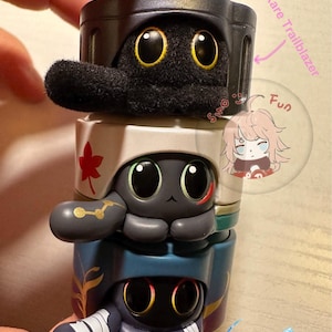 Official Honkai Star Rail Cat Cake Miniature 5 Random Pieces Kit, Kafka ...