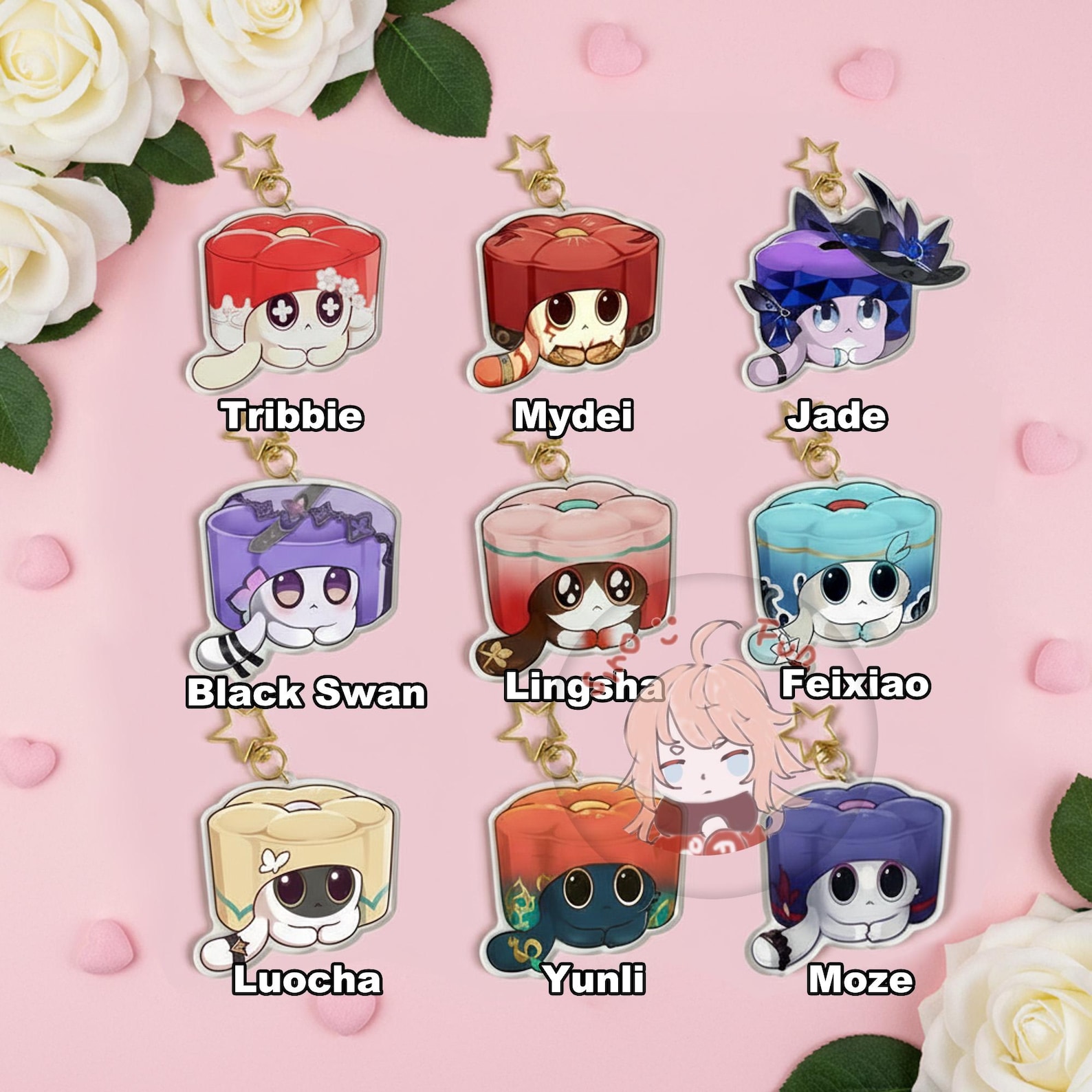 Honkai Star Rail Charm Buy 2 Get 1 Free, Honkai Star Rail Cat Cake ...