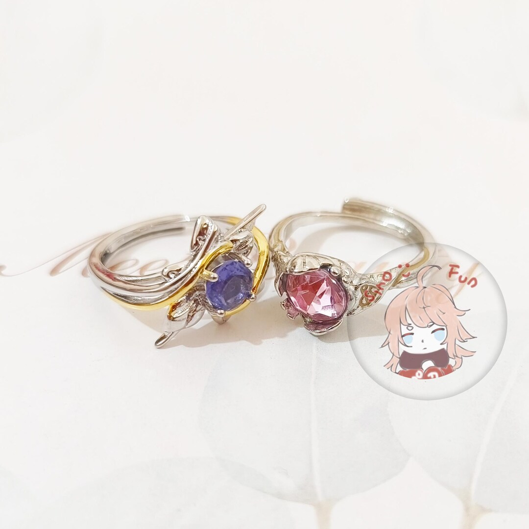 Punishing Gray Raven Lucia Ring Selena Ring, PGR Cosplay Ring - Etsy UK