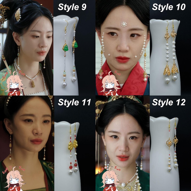 The Double Earrings, Chinese Drama, Xue Fangfei, Wu Jinyan, Xiao Heng ...