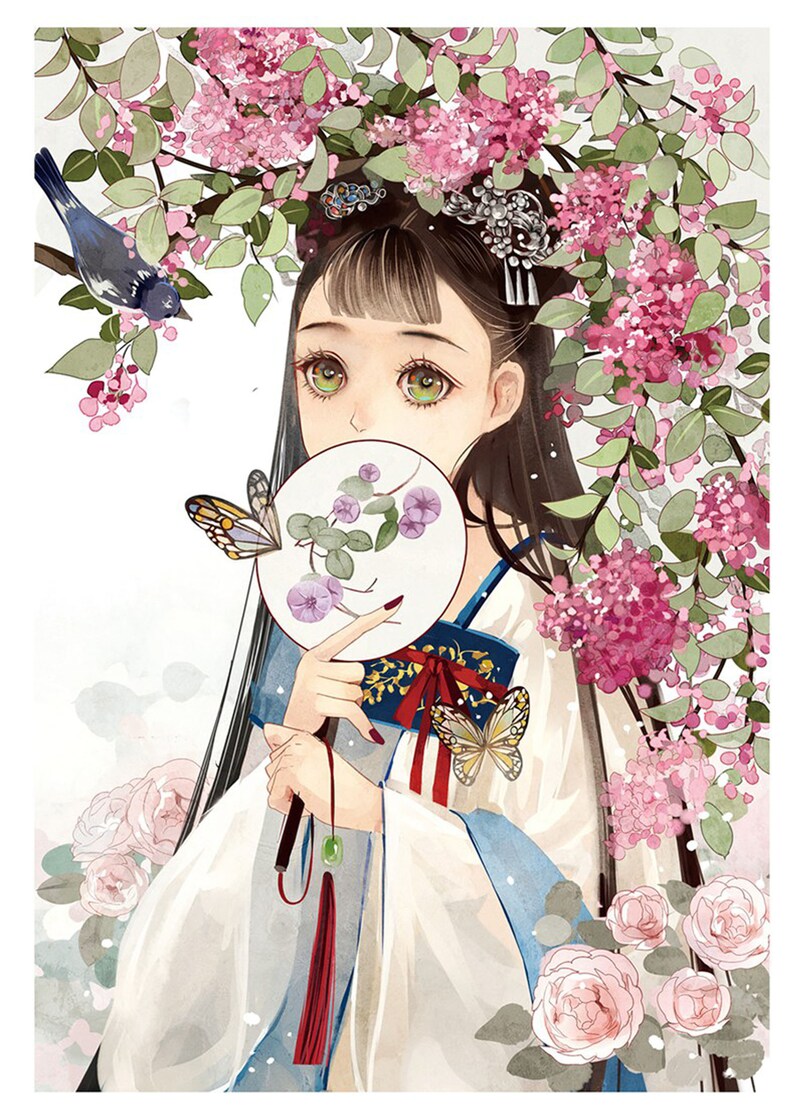 Flowers by Changle Nina Chinese Illustration Book Fanhua - Etsy