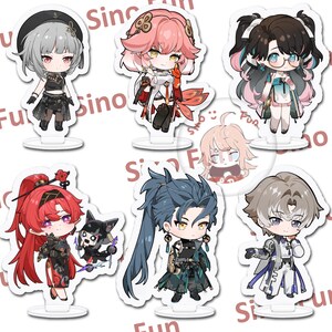 Wuthering Waves Chibi Acrylic Standee/keychain Buy 2 Get 1 Free, Iuno ...