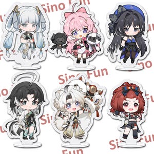 Wuthering Waves Chibi Acrylic Standee/keychain Buy 2 Get 1 Free, Iuno ...