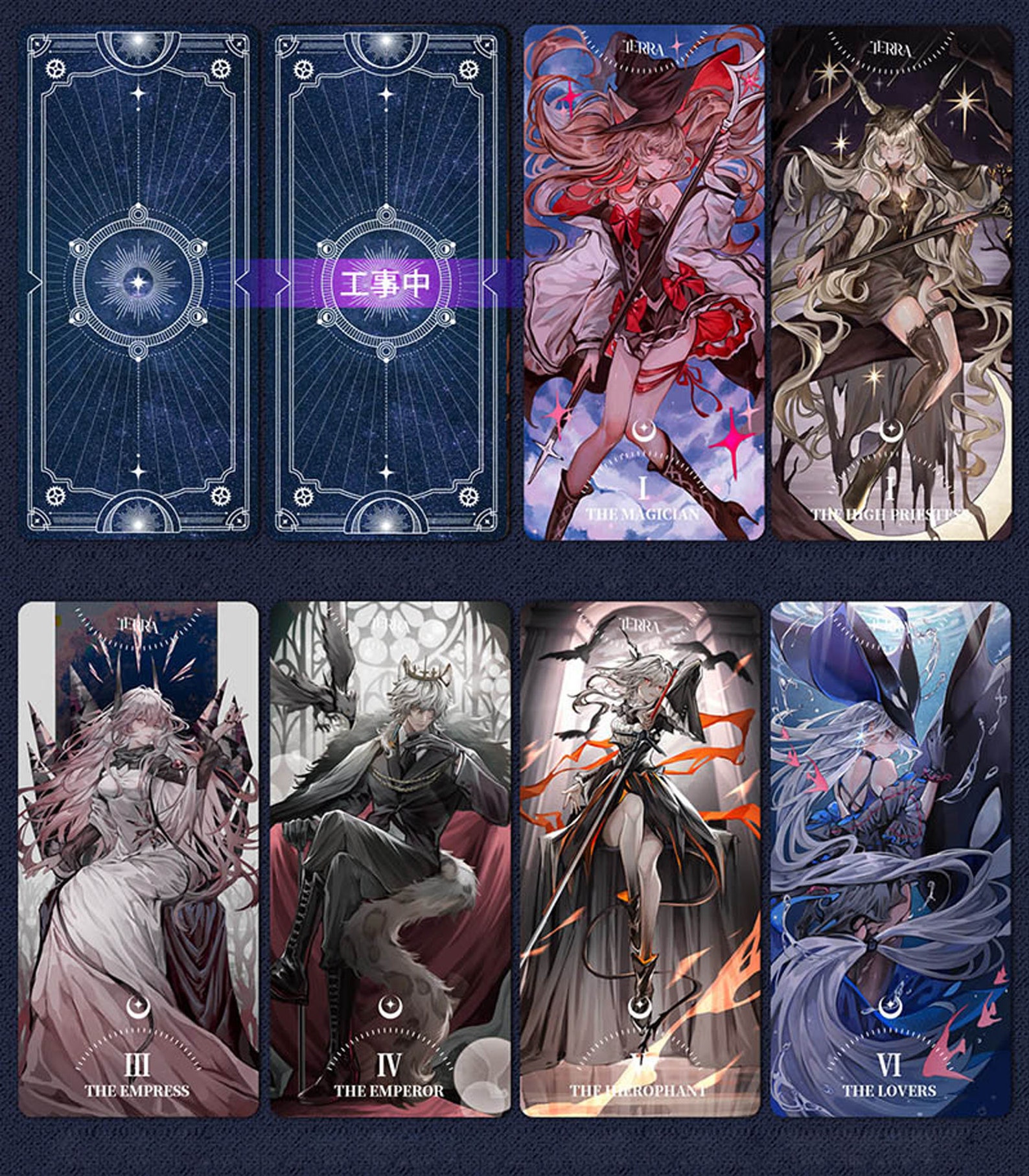 TERRA Arknights Tarot Arknights Tarot Cards Arknights Card | Etsy