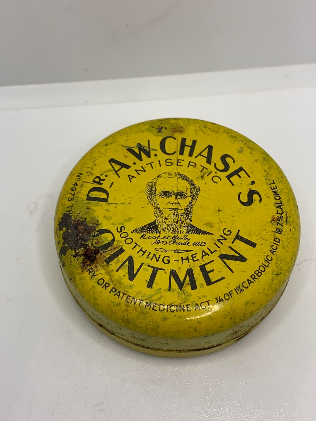 Small Pocket Tin Ointment Dr. Chase - Etsy