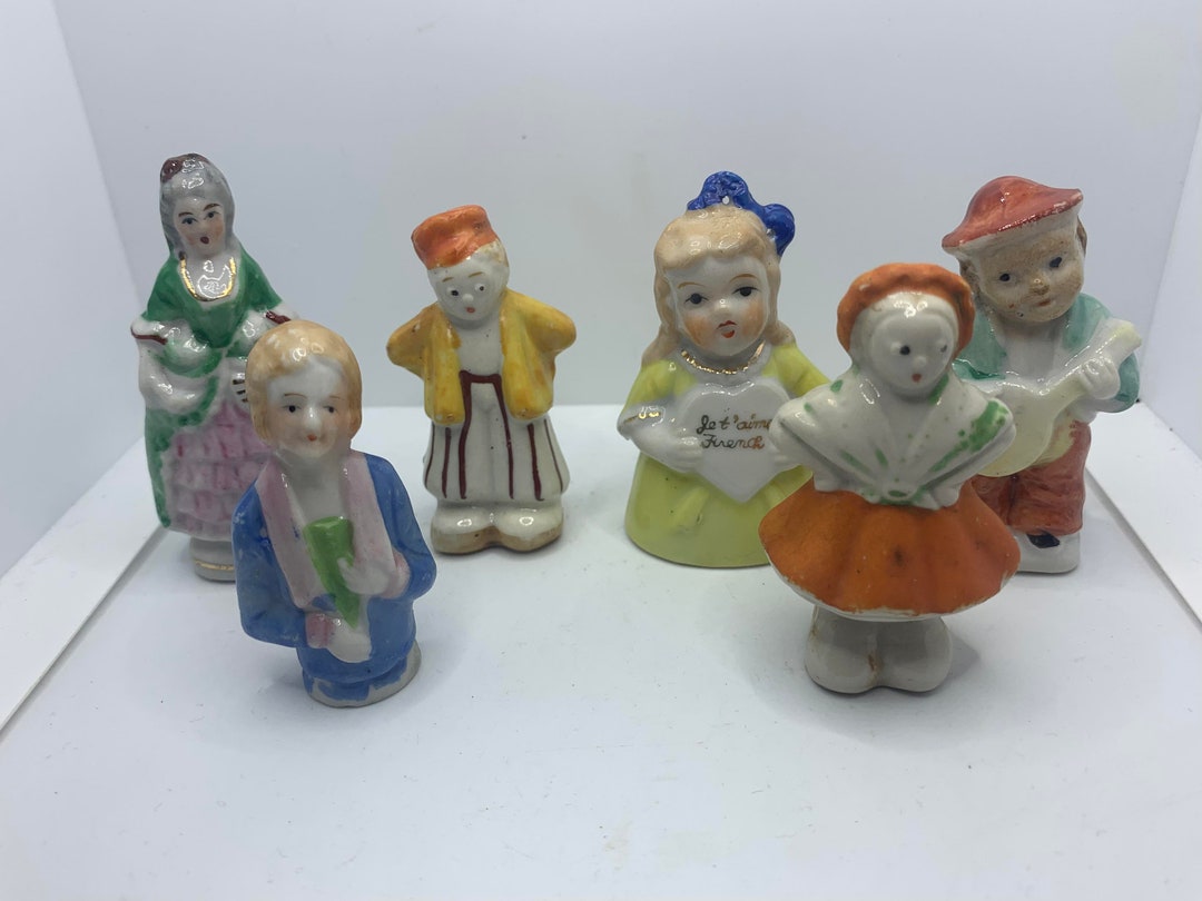 Japanese Miniature Figurine Collection - Etsy