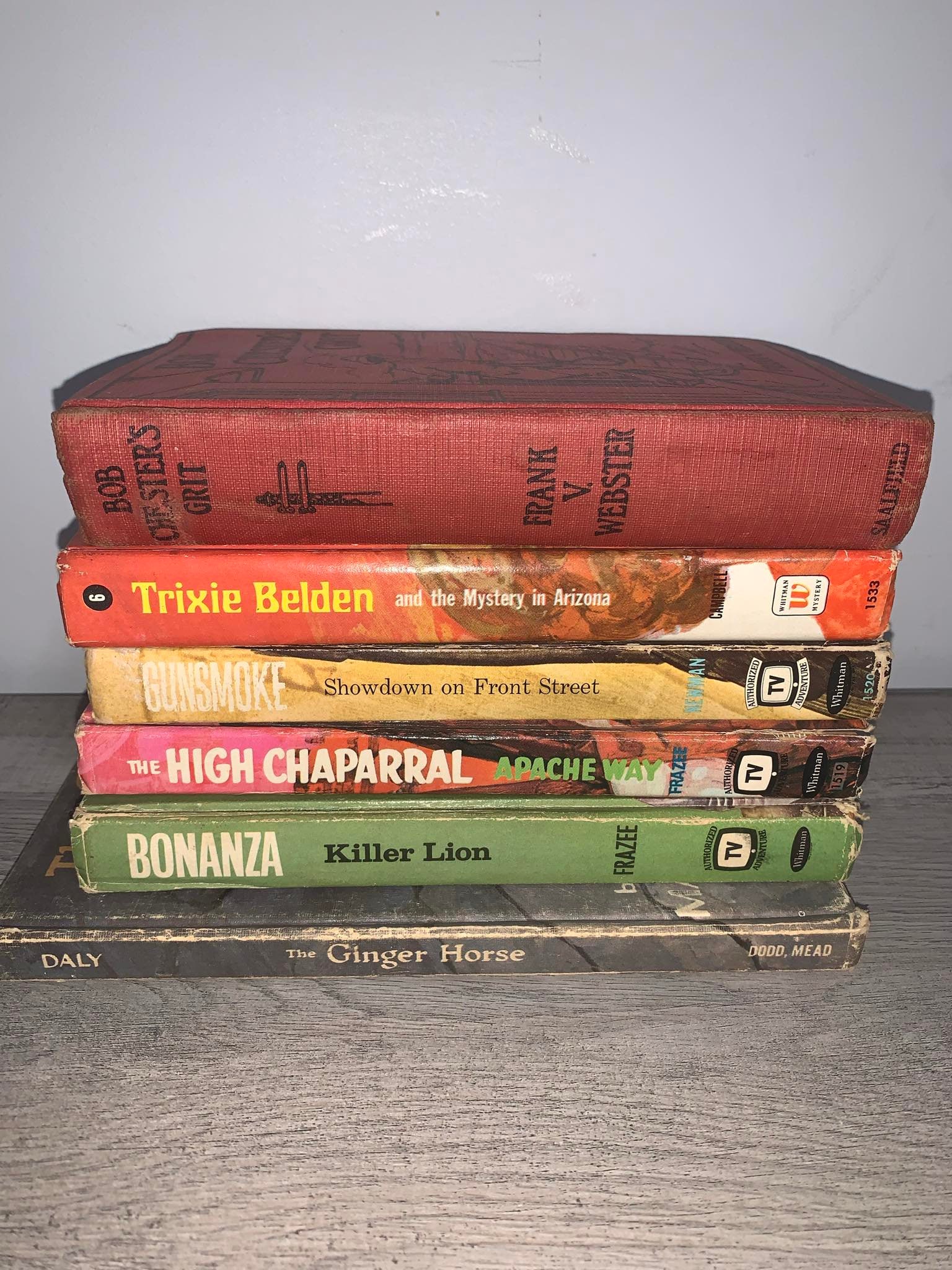 Classic Western Hardcover Book Collection - Etsy
