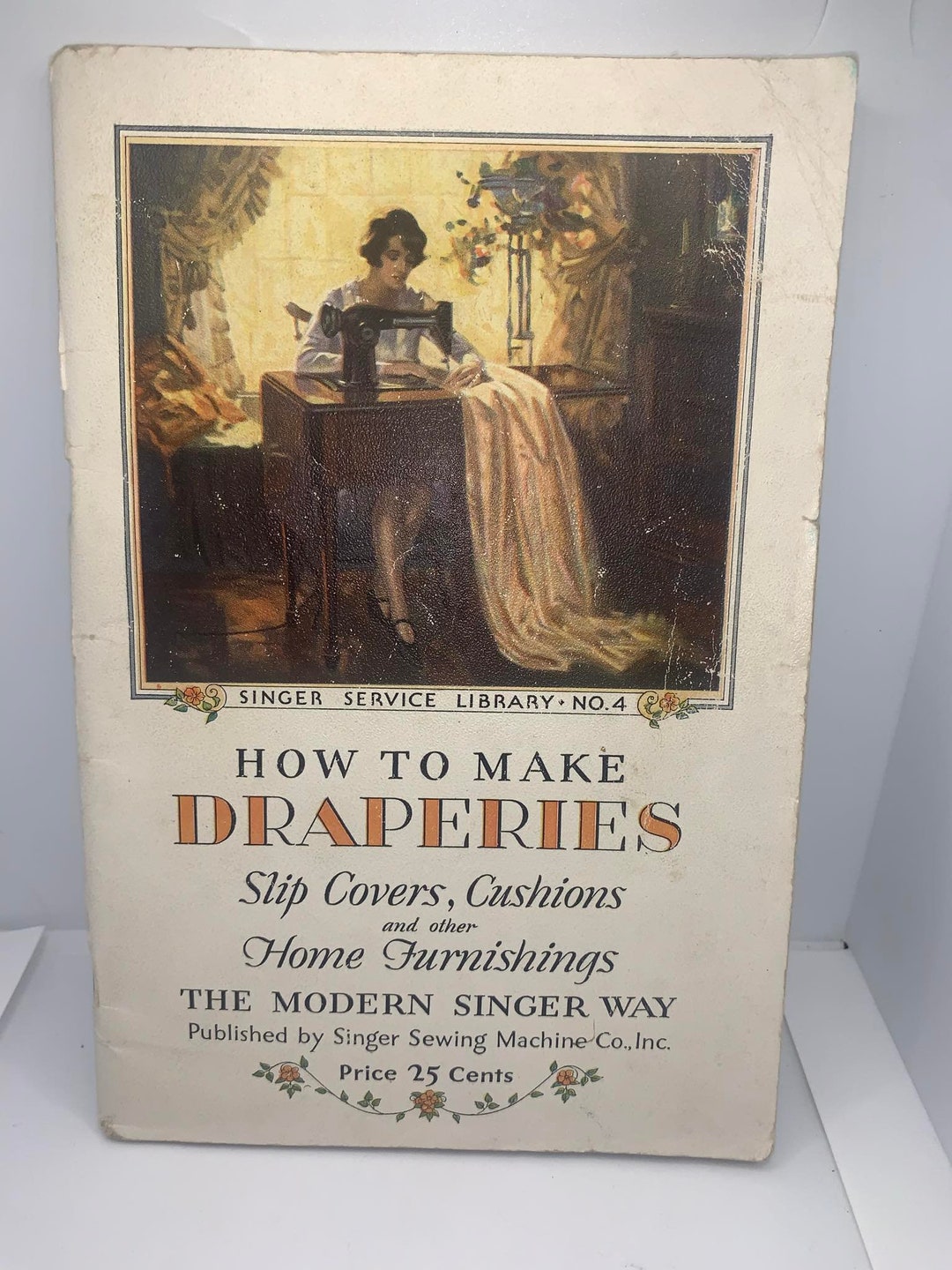 Singer Sewing Machine Book - How to Make Draperies - 1929 - Etsy