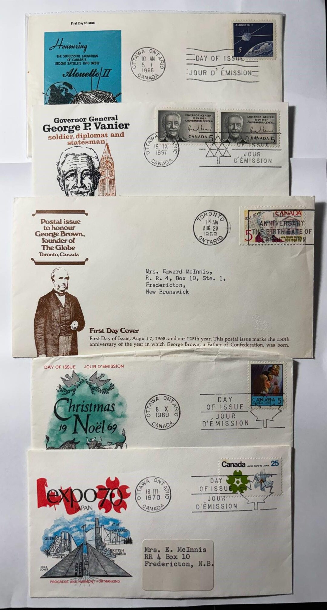 Canada First Day Issue Stamp Envelopes - First Day Issue 1966 - 1970 - Etsy