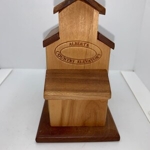 Alberta Wooden Coin Bank - Country Elevators - Etsy