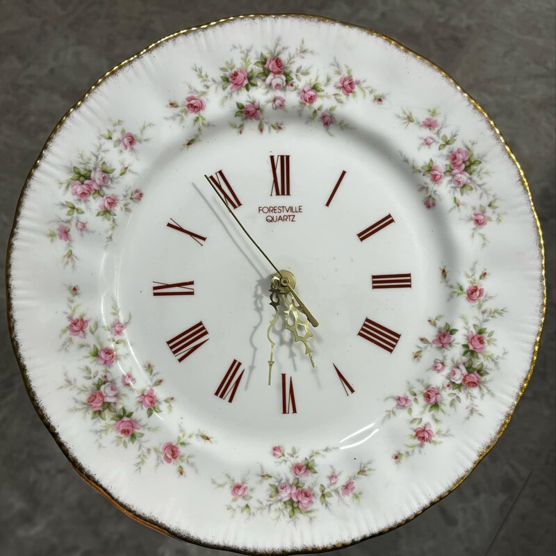 Plate Wall Clock - Etsy