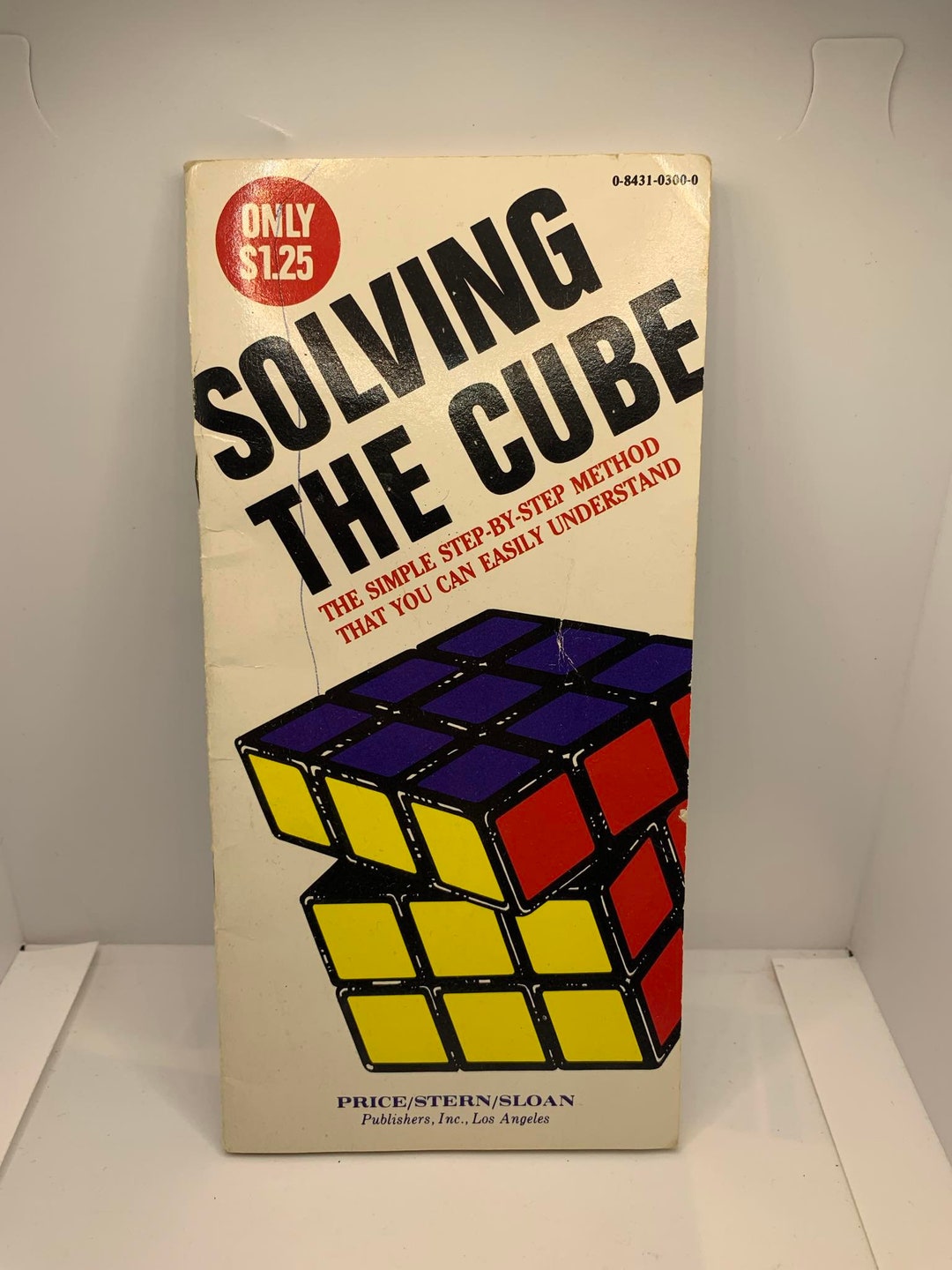 Retro Rubik's Cube Book Solving the Cube - Etsy