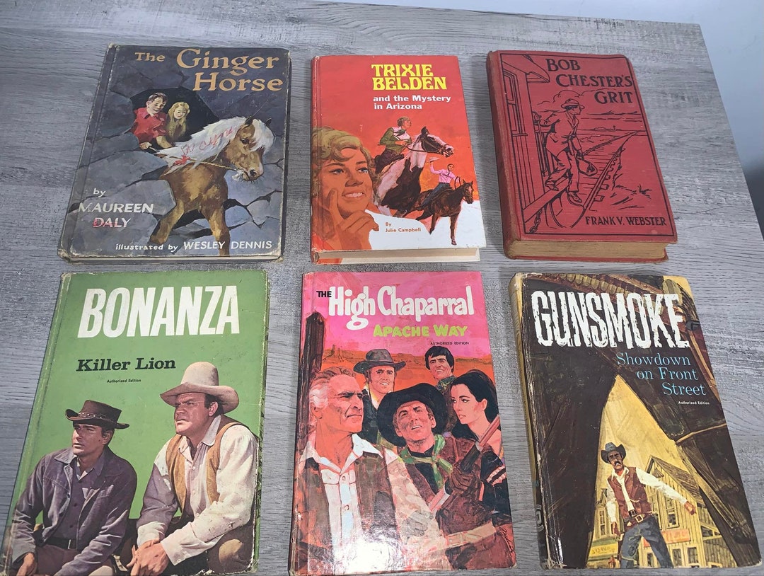 Classic Western Hardcover Book Collection - Etsy
