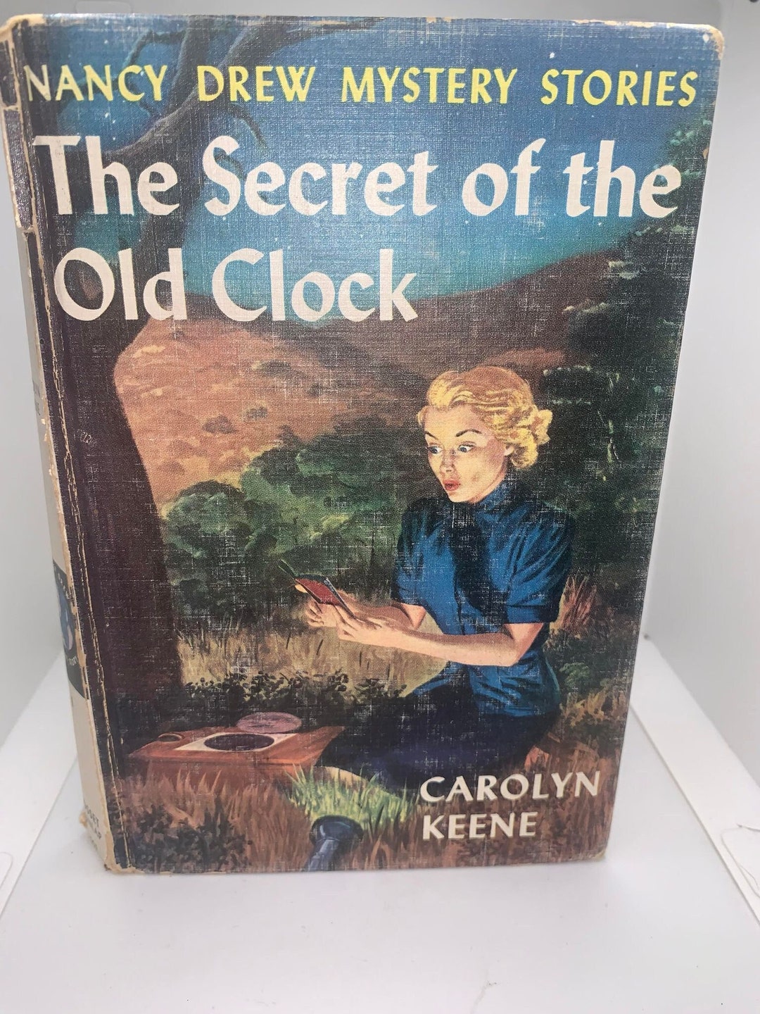 Vintage Nancy Drew Book the Secret of the Old Clock - Etsy