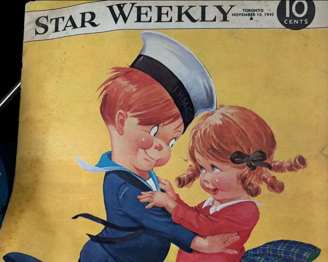 Star Weekly Magazine - November 10th, 1945 Issue - Etsy
