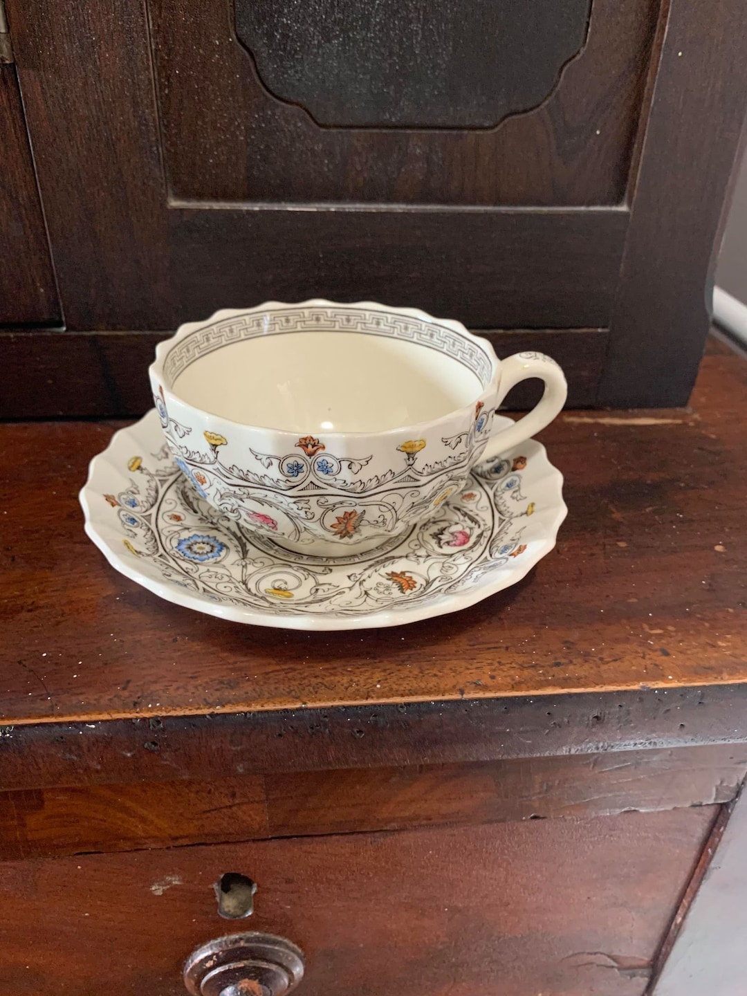 Copeland Spode Florence Cup & Saucer - Etsy