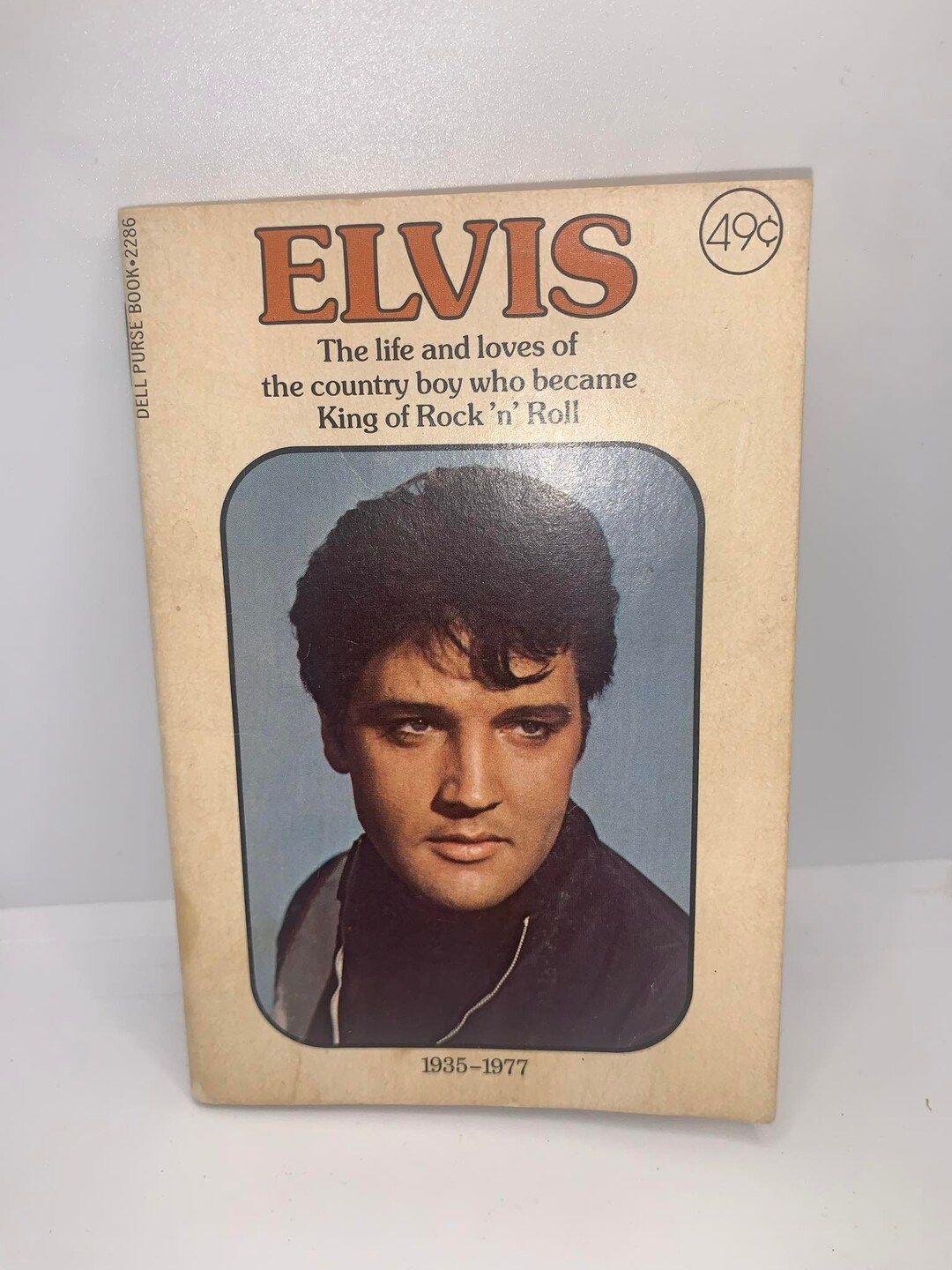 Elvis Mini Biography Book, 1977, Dell Publishing - Etsy