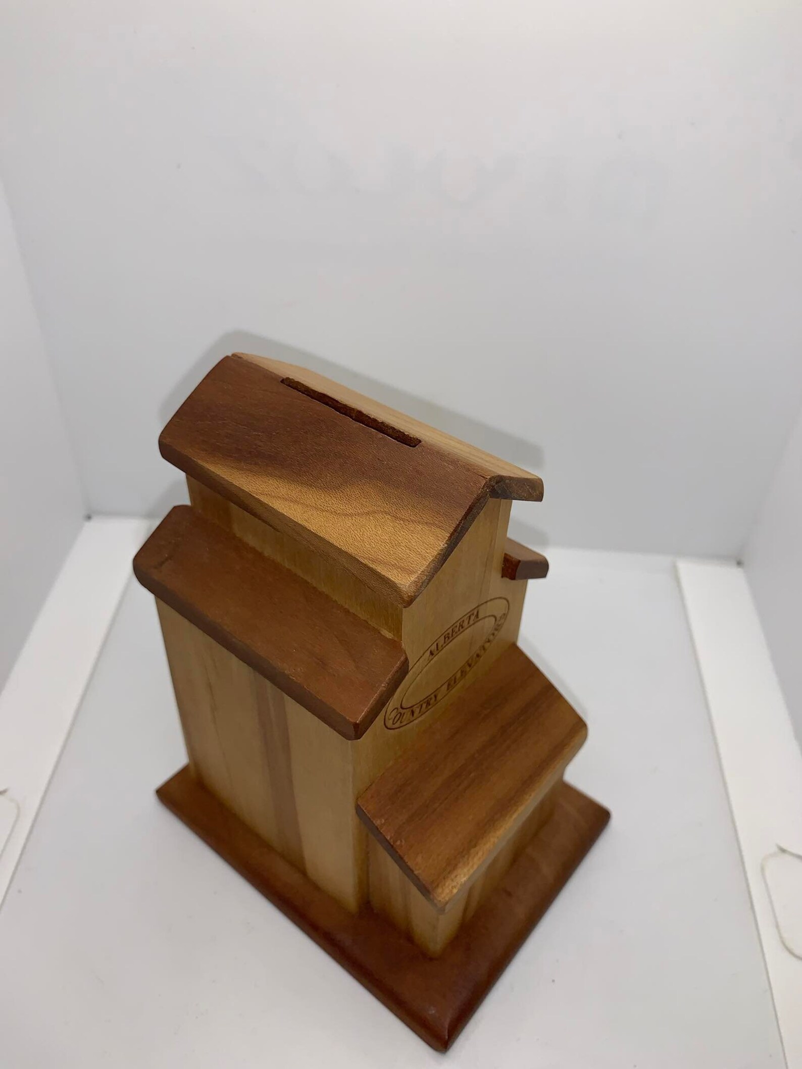 Alberta Wooden Coin Bank - Country Elevators - Etsy