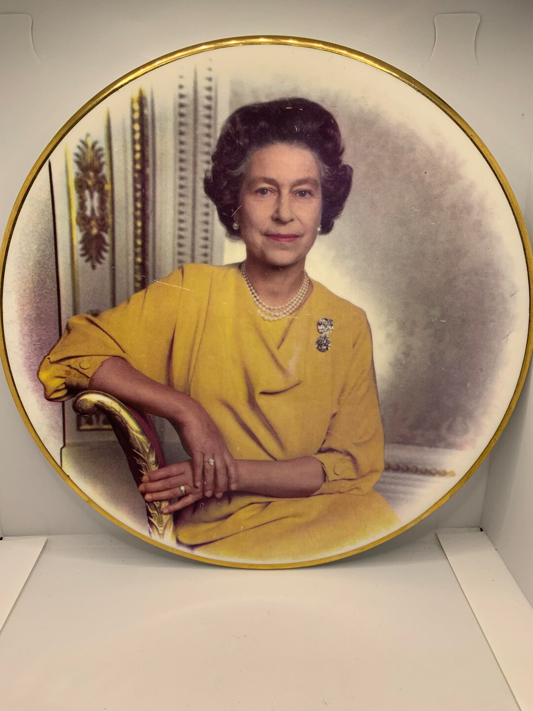 Vintage Plate - Queen Elizabeth II 60th Birthday - 1986 Staffordshire ...