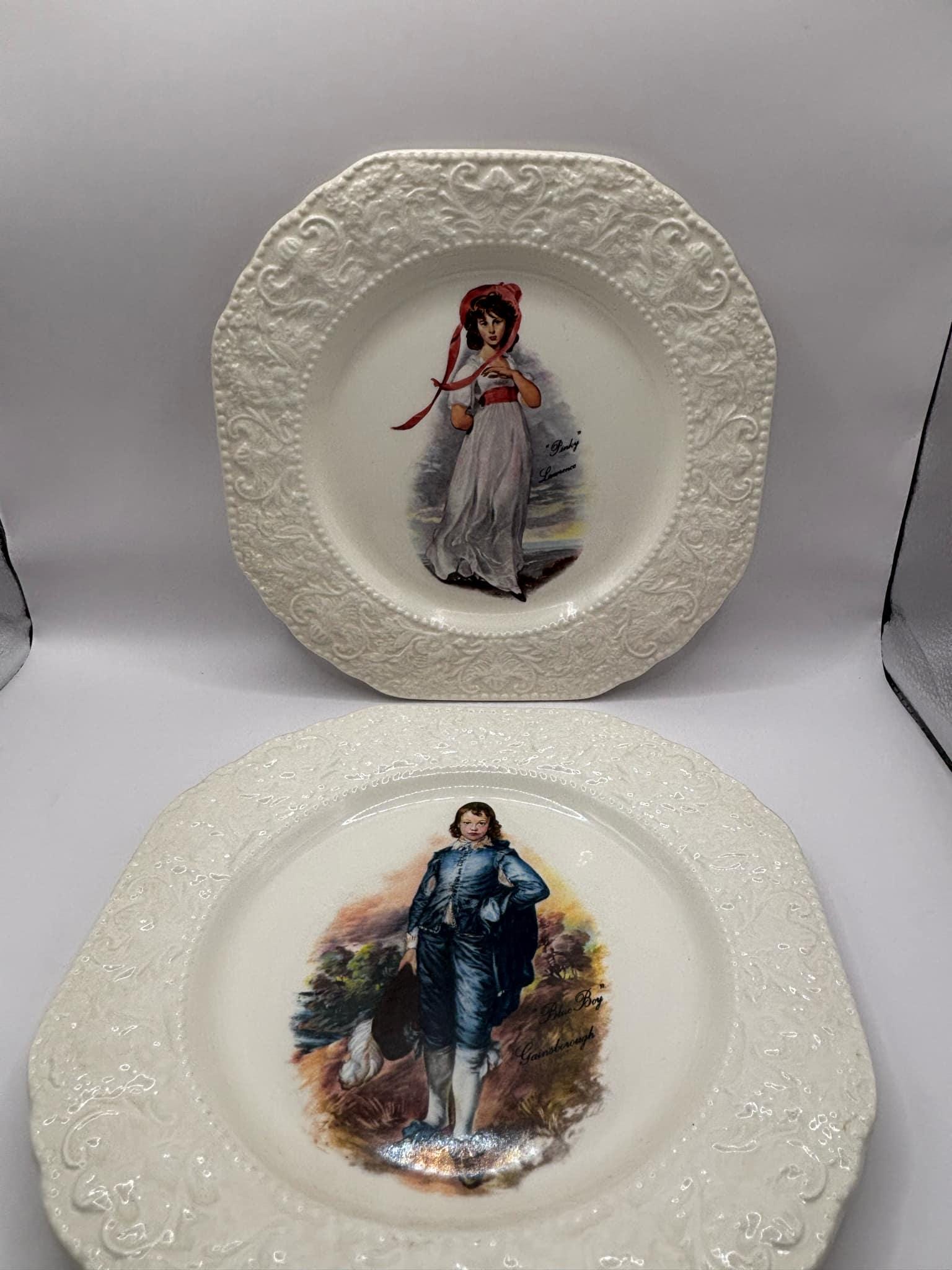 Vintage Pinkie, Boy Boy Plates - Octagon, Burleigh Staffordshire - Etsy