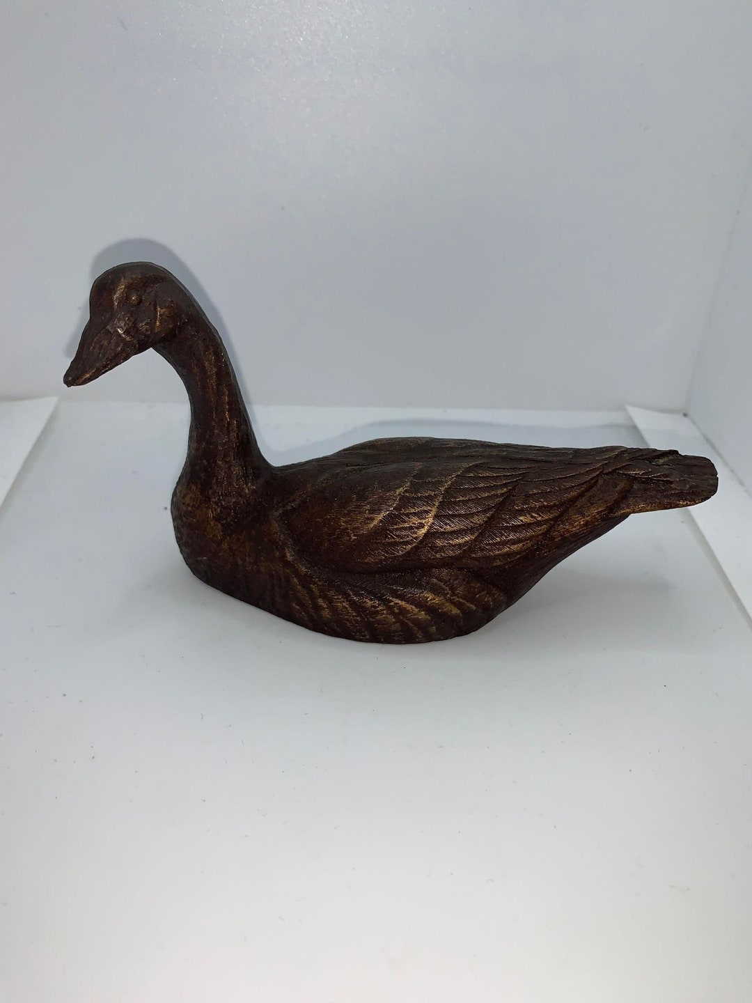 Wood Resin Canadian Goose Figurine - Etsy