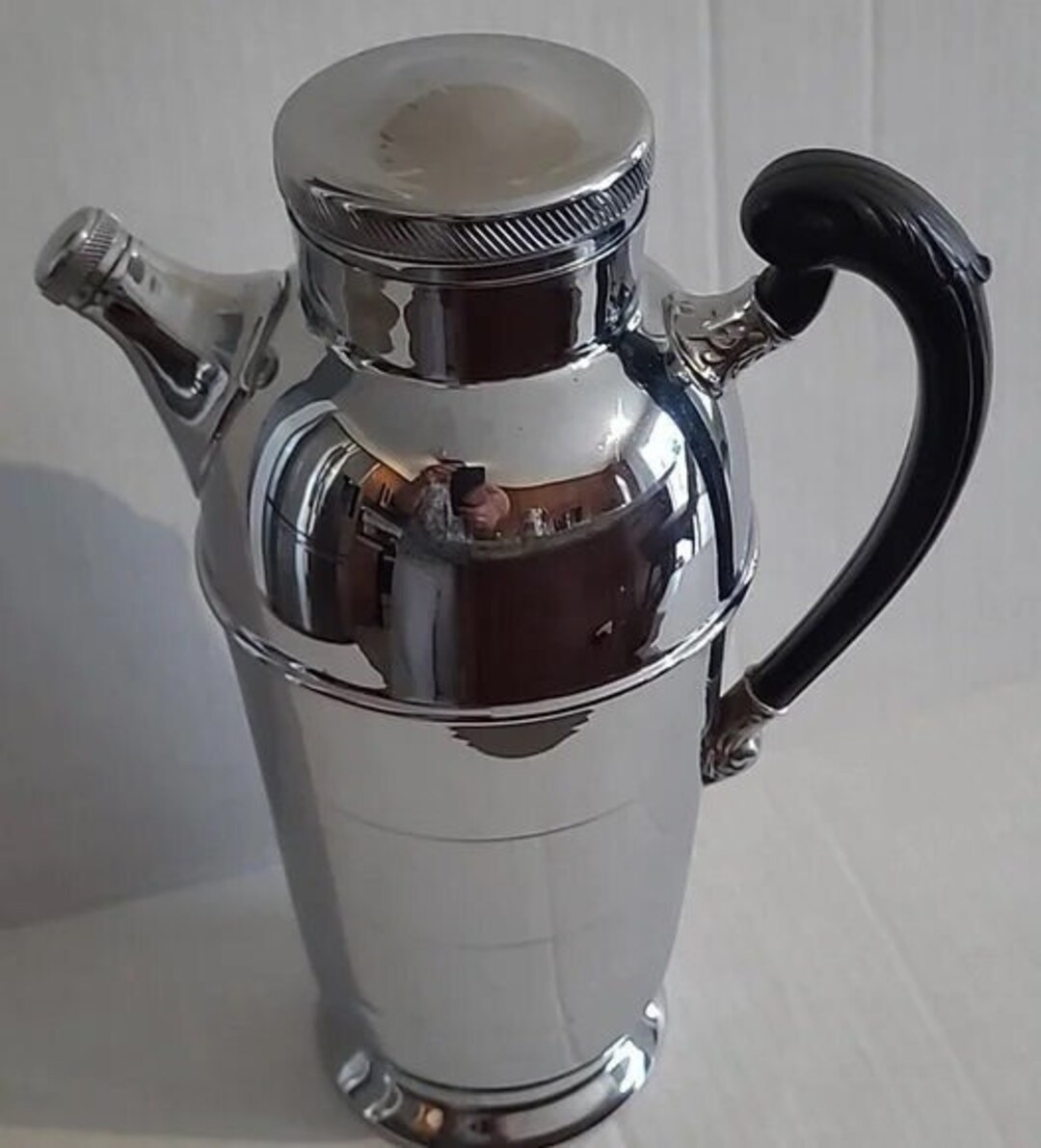 Vintage 1930s 1940s Art Deco Krome-kraft Farber Bros NY Chrome Cocktail ...