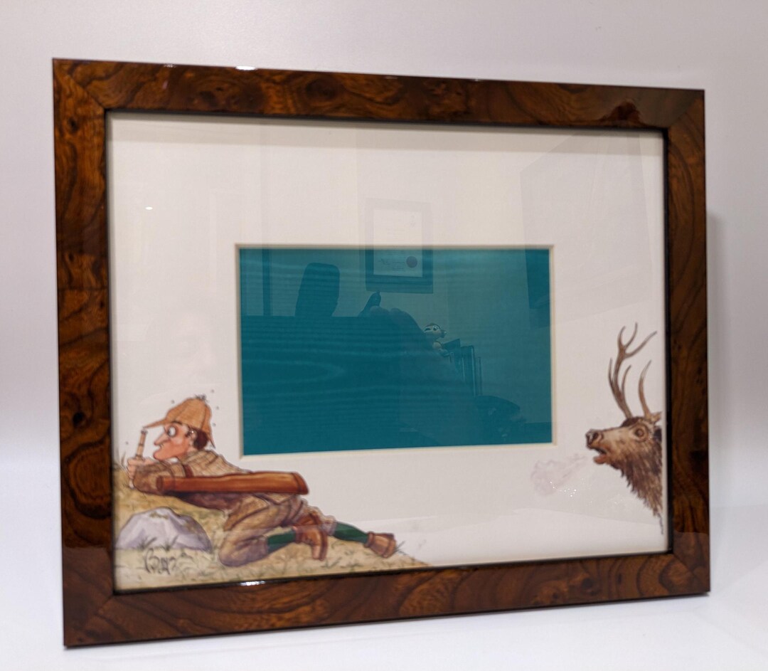 Vintage 1990 Bryn Parry Studios Picture Photo Art Frame - Hunter ...