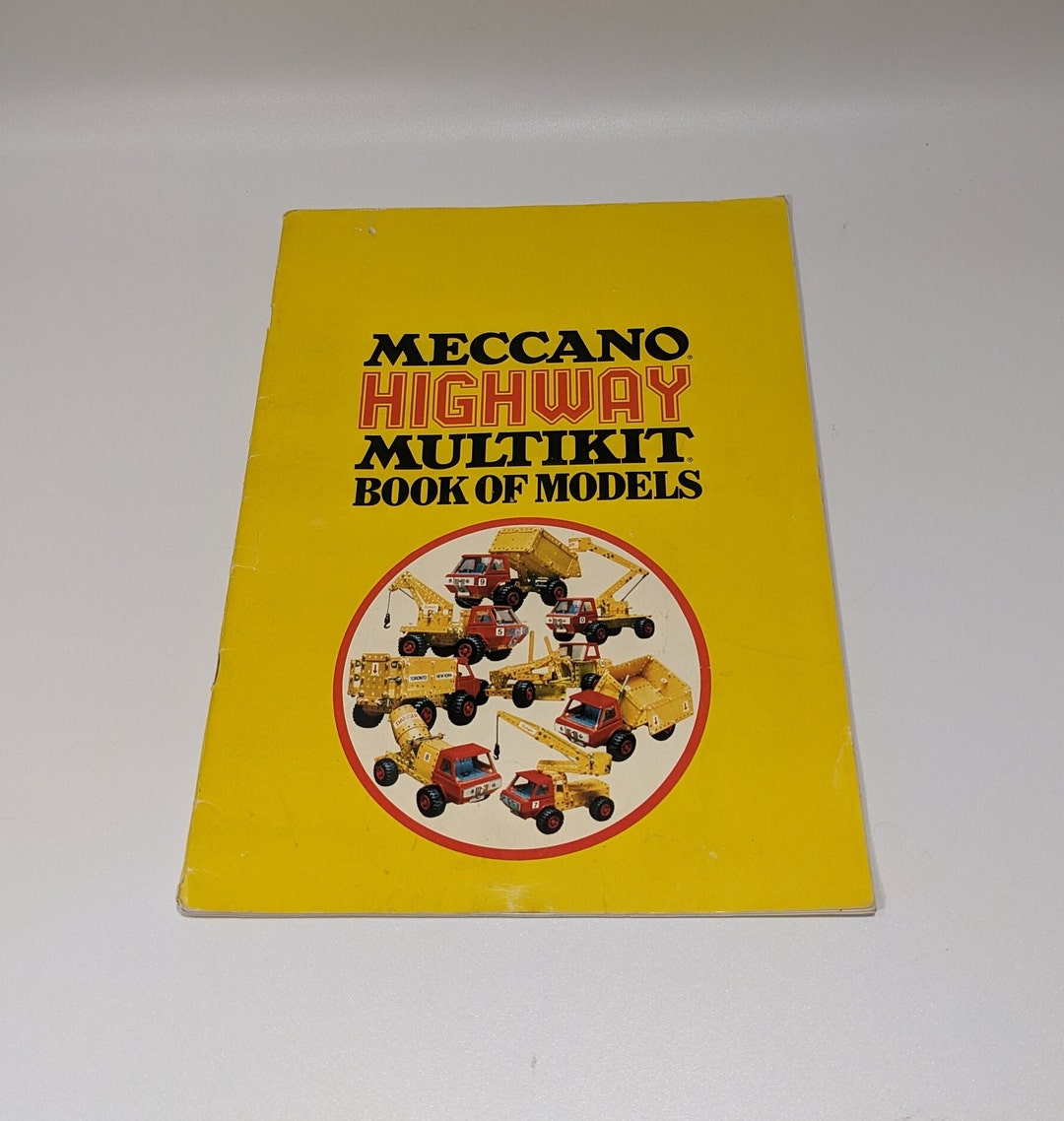 Vintage 1972 & 1974 Meccano Multi Kit Book of Models - Army and Highway ...