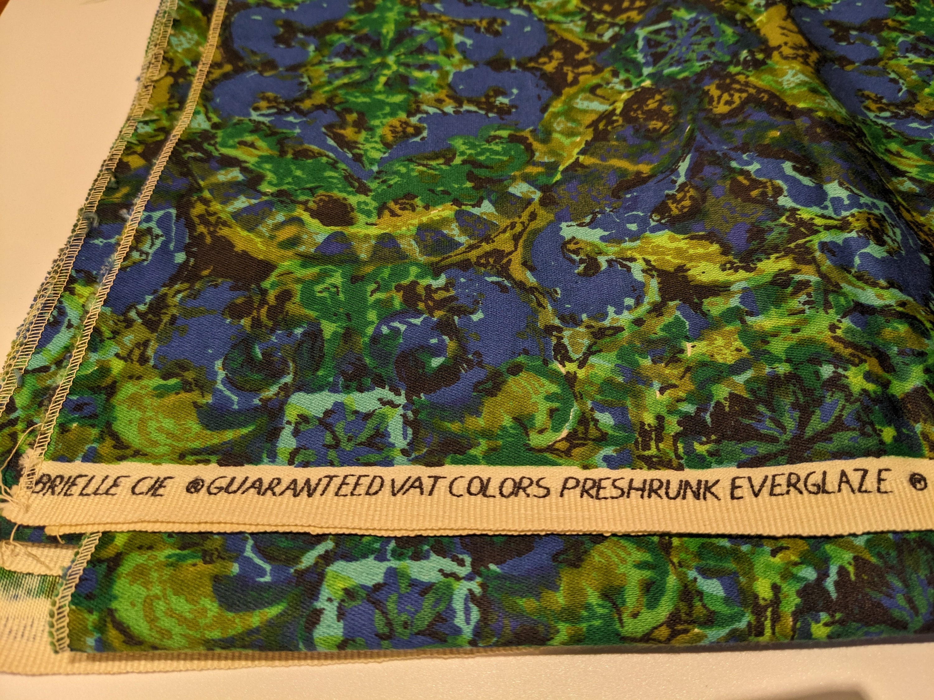 Vintage 60s 70s Gabrielle Cie Pre-shrunk Everglaze Syl-mer - Etsy