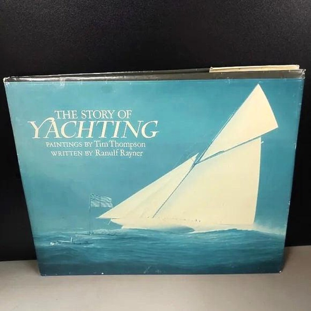 Vintage "the Story of Yachting" Hardcover Coffee Table Book - 1988 ...