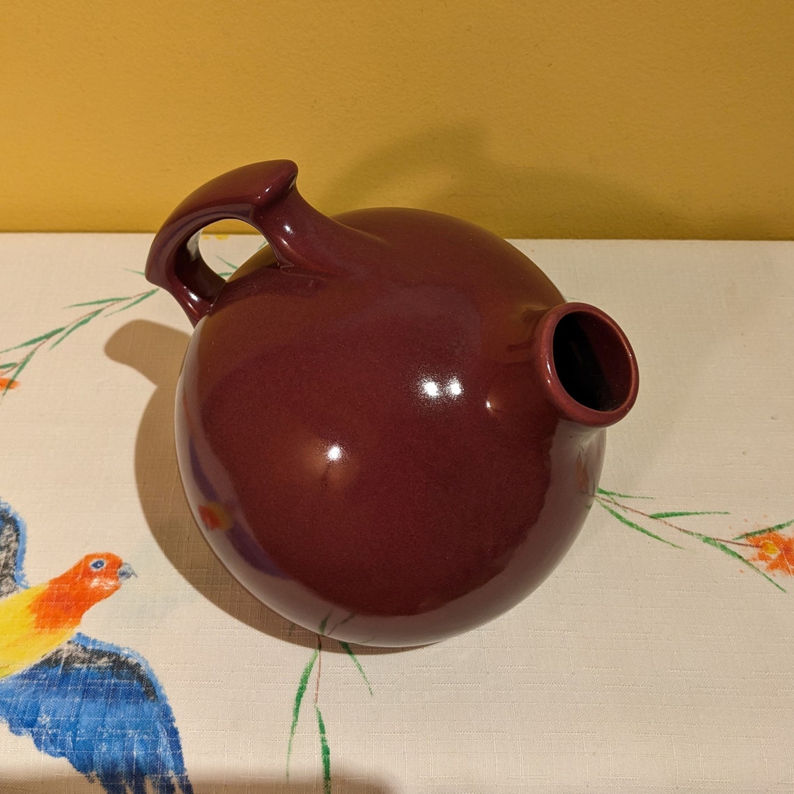 Vintage 1930s Art Deco Red Wing Pottery Rumrill Ball Pitcher - Etsy