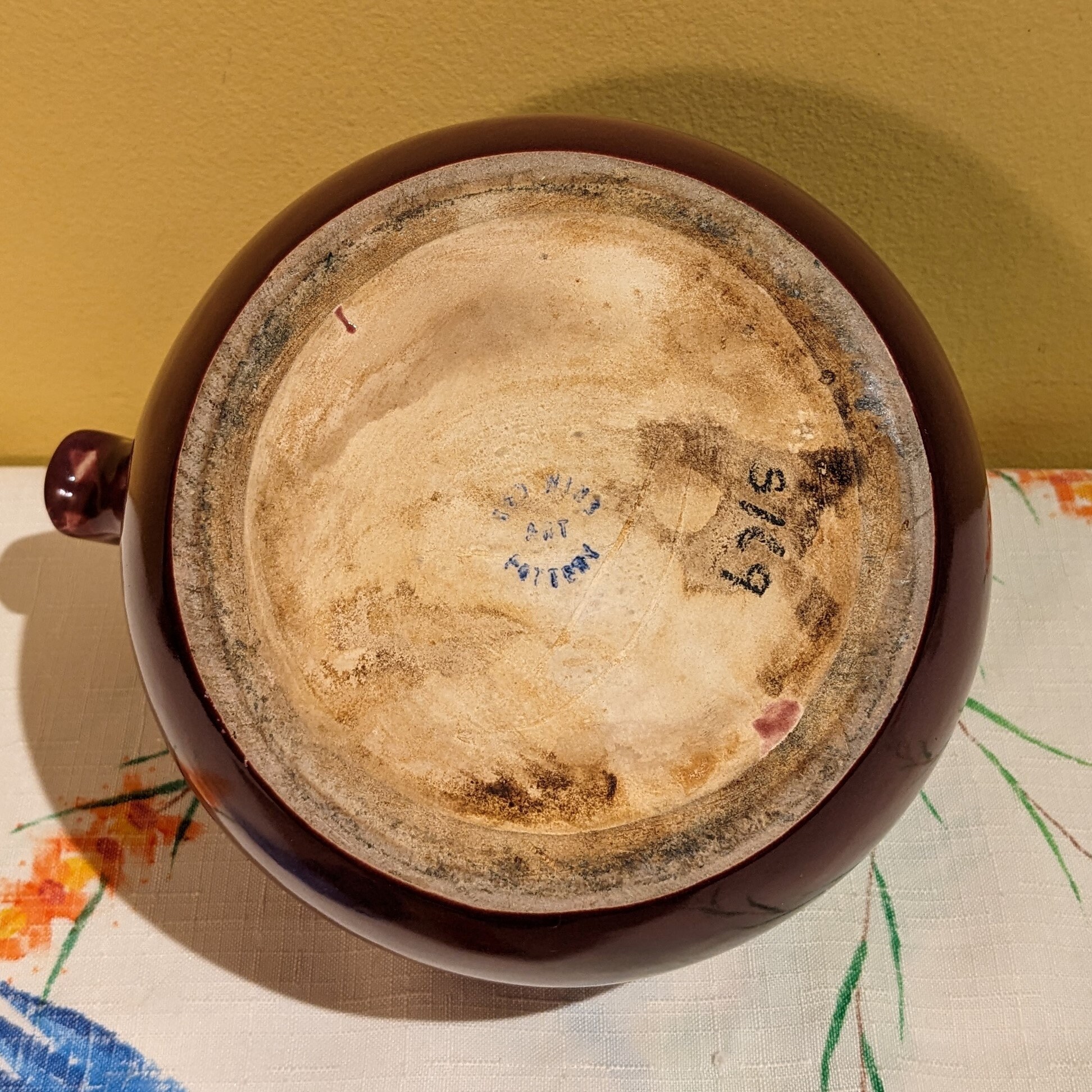 Vintage 1930s Art Deco Red Wing Pottery Rumrill Ball Pitcher - Etsy