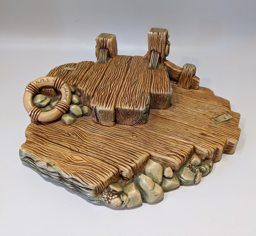 Vintage Pendelfin Shrimp Stand, England Stonecraft Display, D.N ...