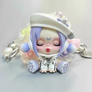 Custom Skullpanda Toy Phone Clip Clamp With Beads Strap - Etsy