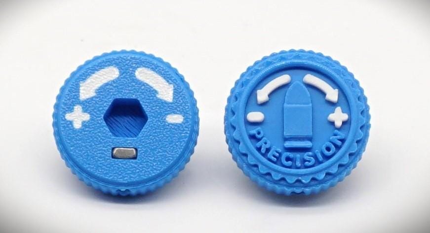Reloading Press Upgrades Dillon Powder Measure Knobs 3-Pack - Gunmetal ...