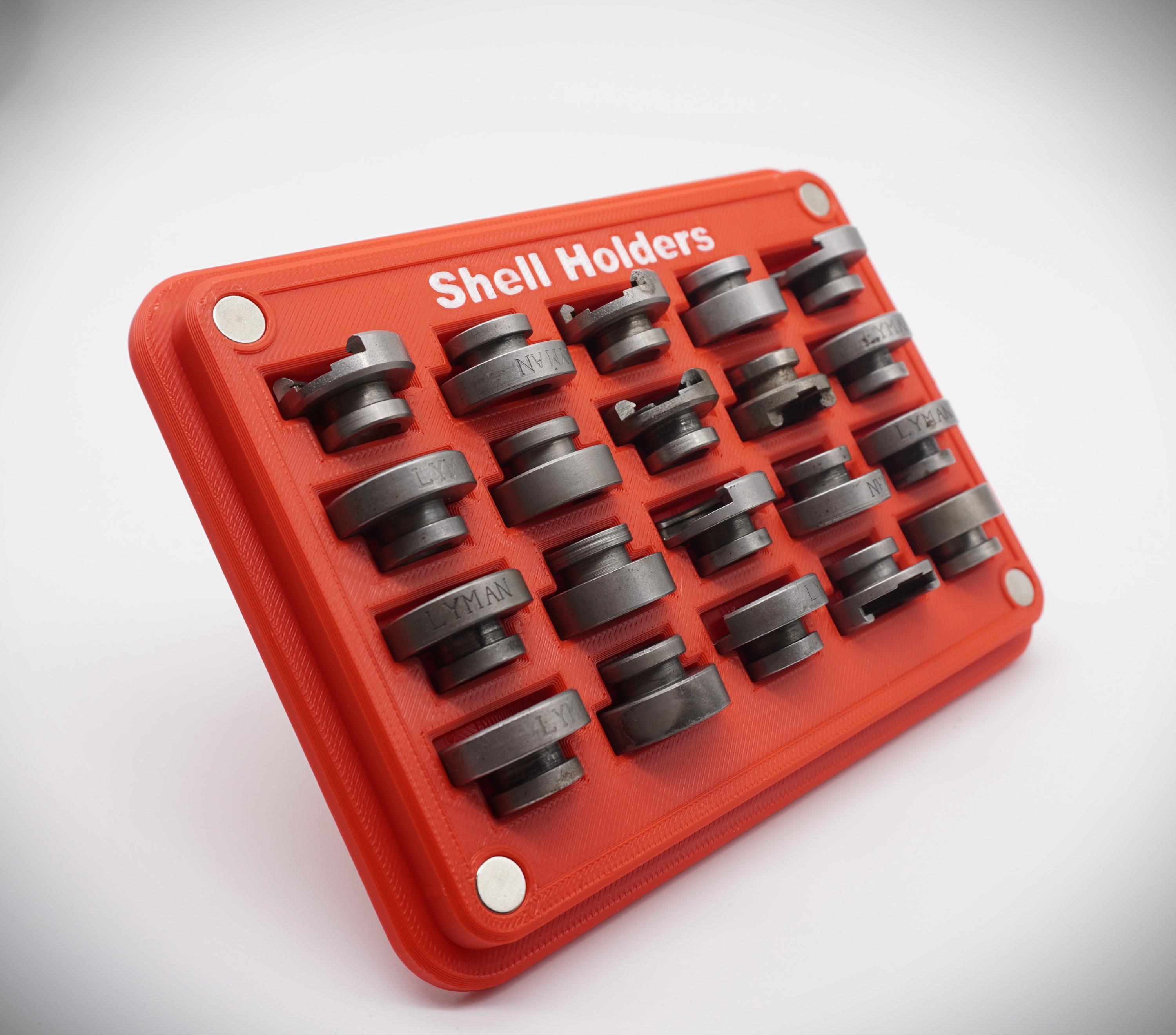 Shell Holder Universal Storage Case With Magnetic Lid Compatible RCBS ...