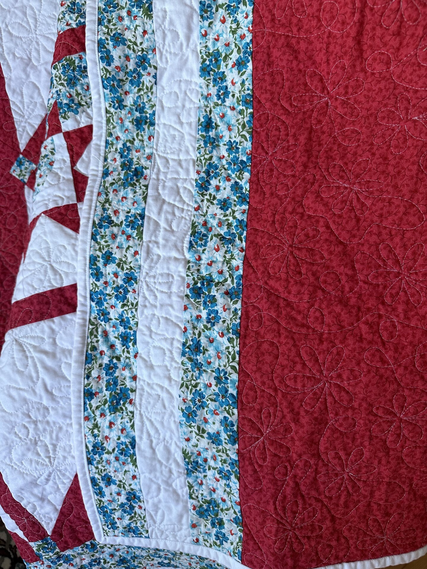 Colorful Trellis Quilt 65 X65 Handmade 100% Cotton Pieced Quilt Will ...