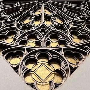 Notre Dame - Southern Rose Window, Layered Digital File, Download SVG ...