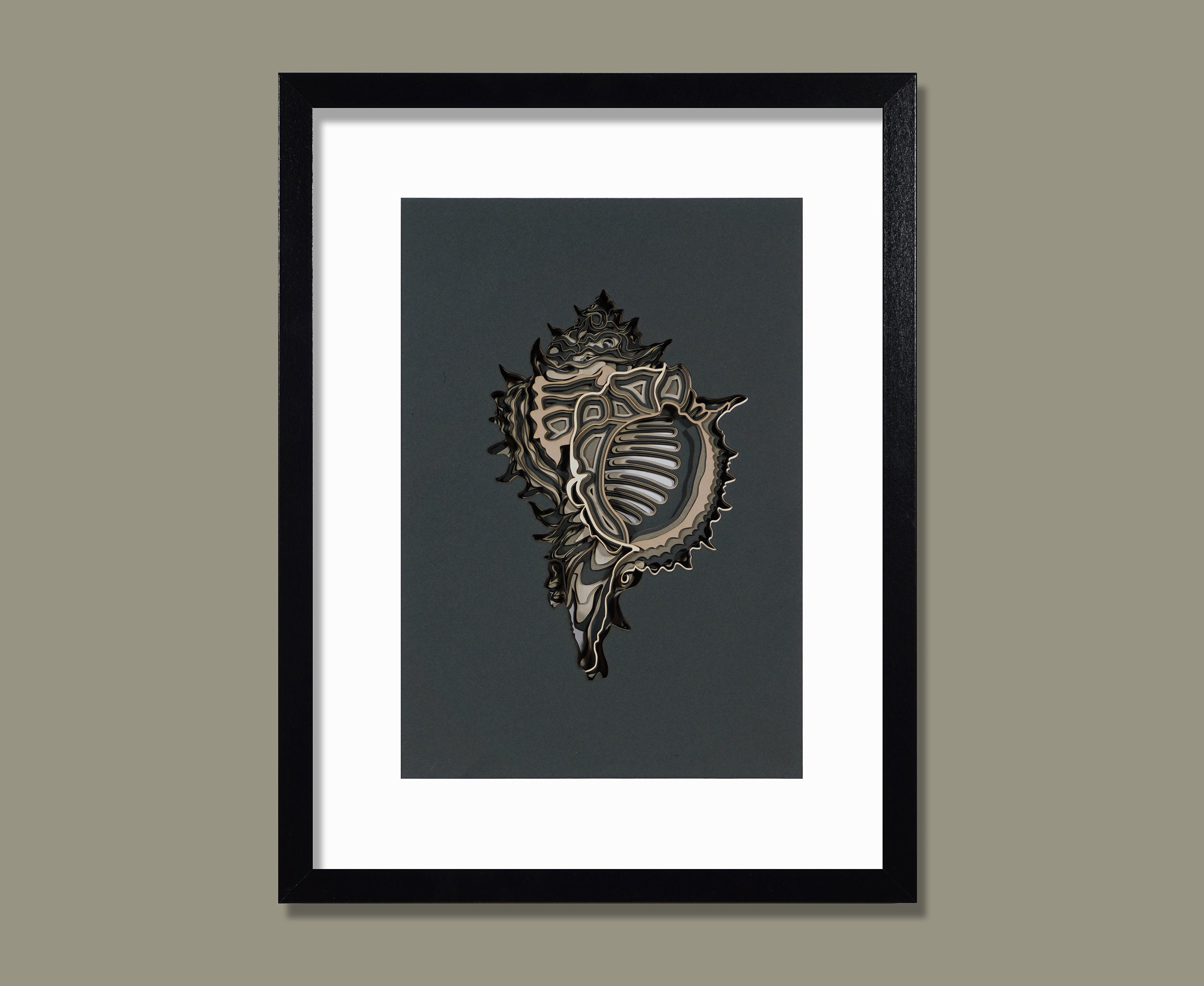 Conch Shell, Layered Digital File, Download SVG, AI, DWG, Animals ...