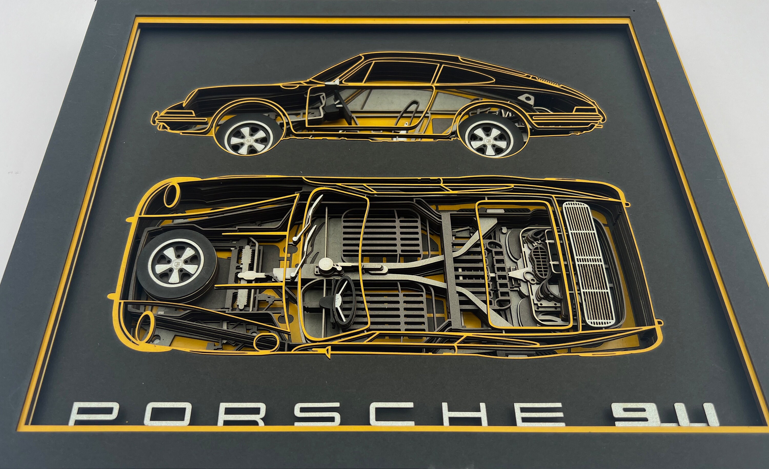 PORSCHE 911, Layered Digital File, Download SVG, Illustrator ...