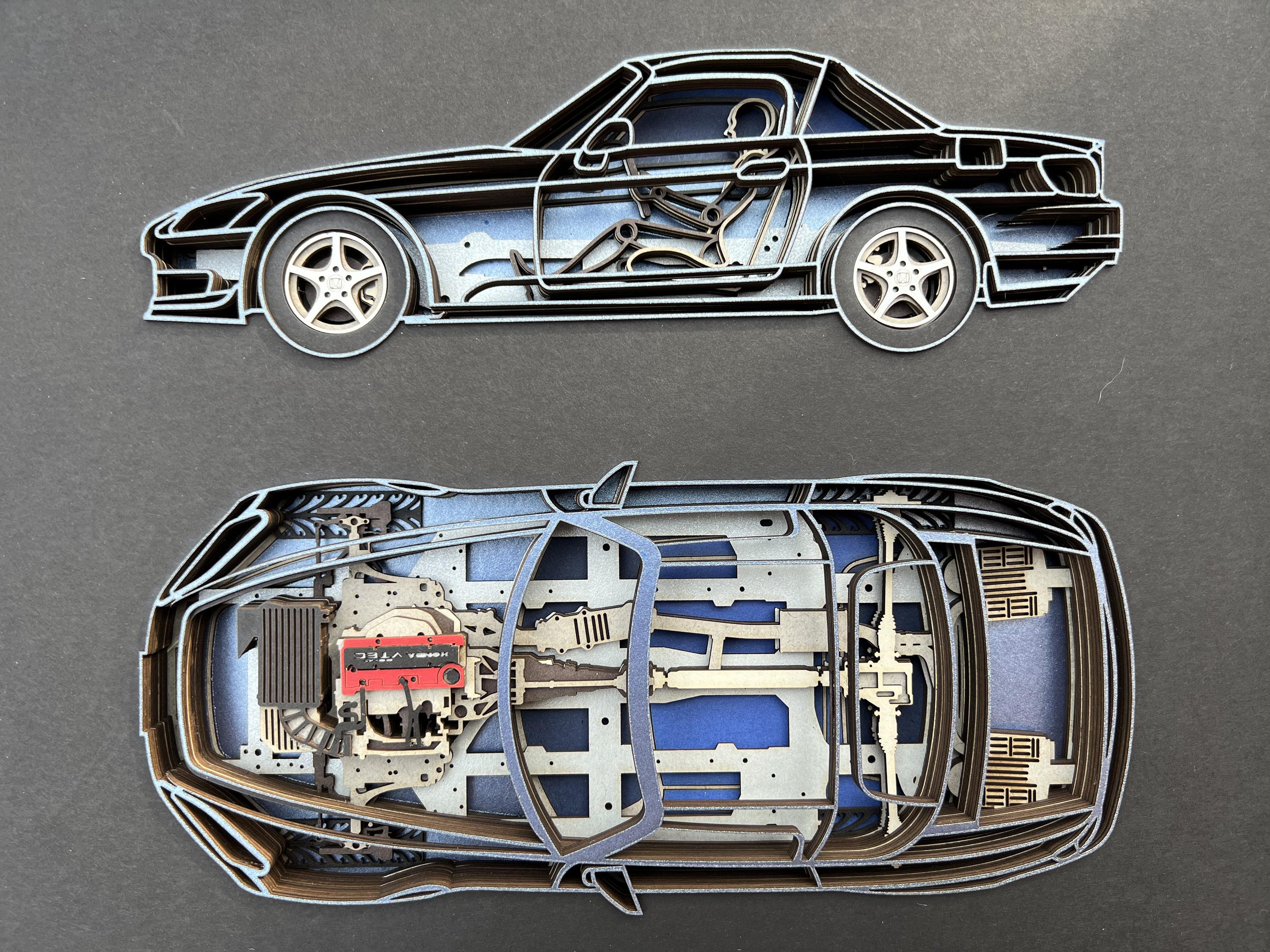 HONDA S2000 Archivo digital en capas Descargar SVG AI - Etsy España