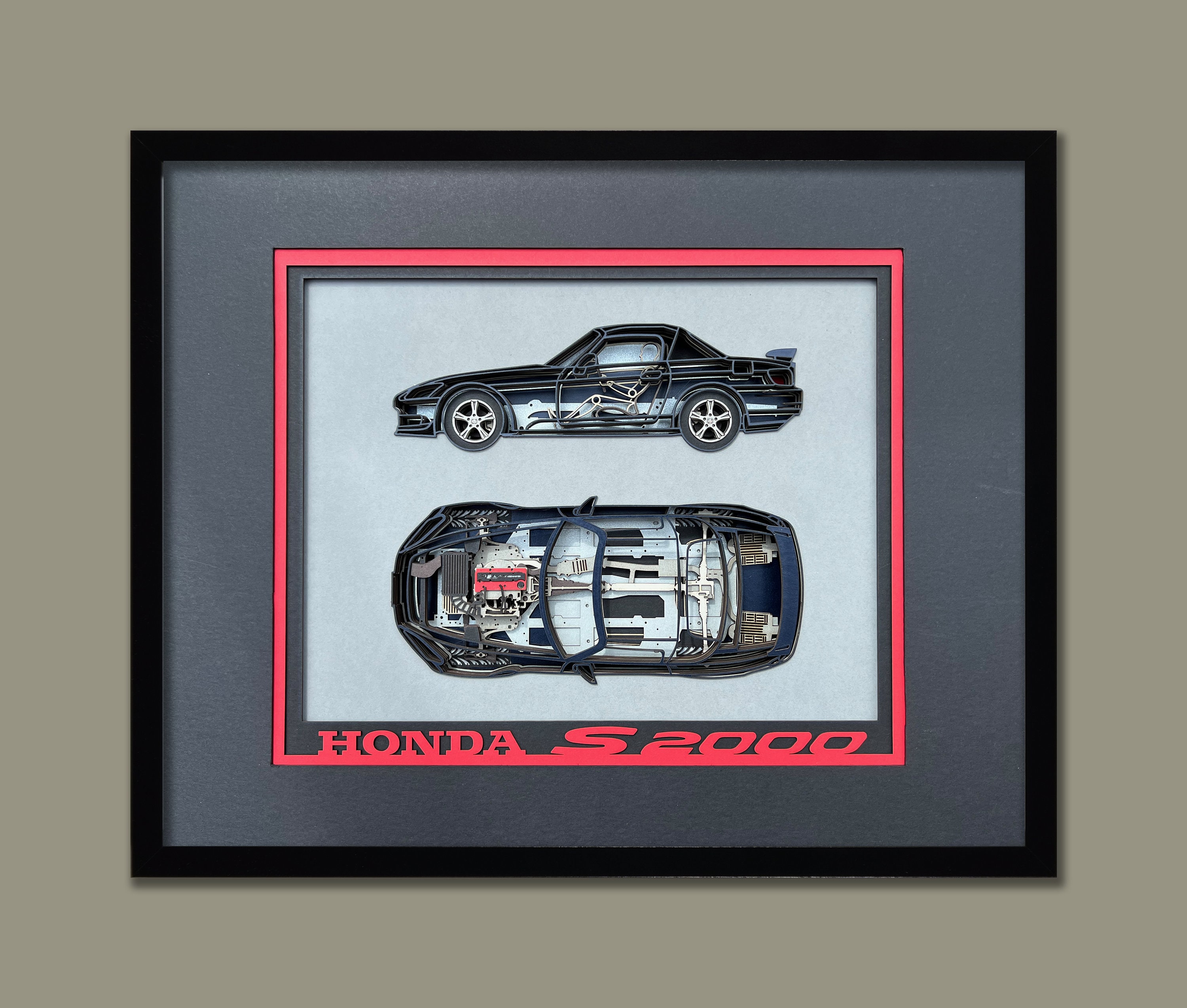 HONDA S2000 Archivo digital en capas Descargar SVG AI - Etsy España