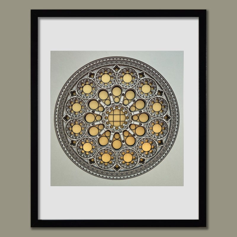 Rose Window - Etsy
