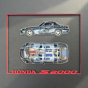 HONDA S2000, Layered Digital File, Download SVG, AI, Automotive - Etsy