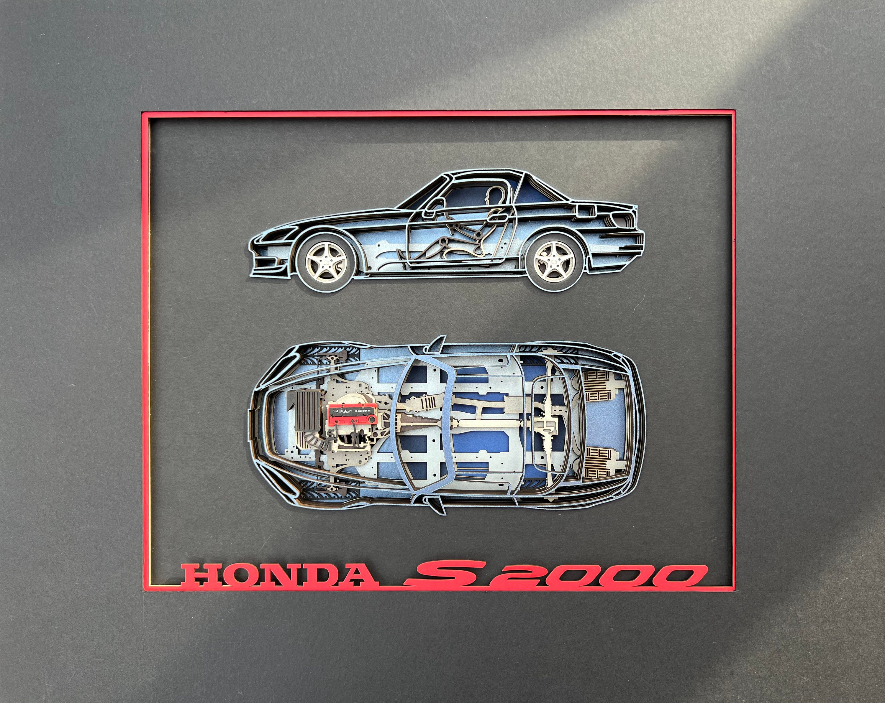 HONDA S2000 Archivo digital en capas Descargar SVG AI - Etsy España