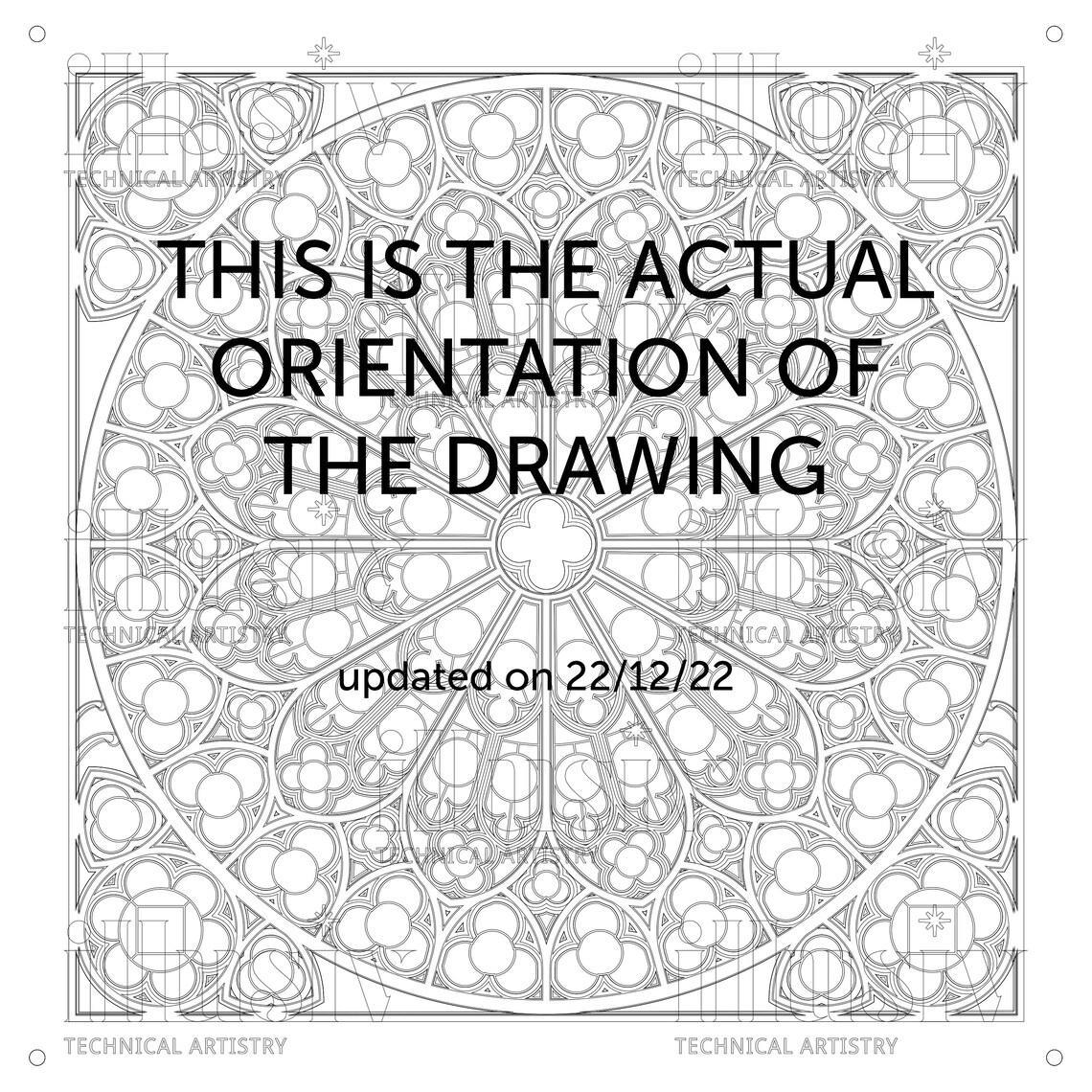 Notre Dame - Southern Rose Window, Layered Digital File, Download SVG ...